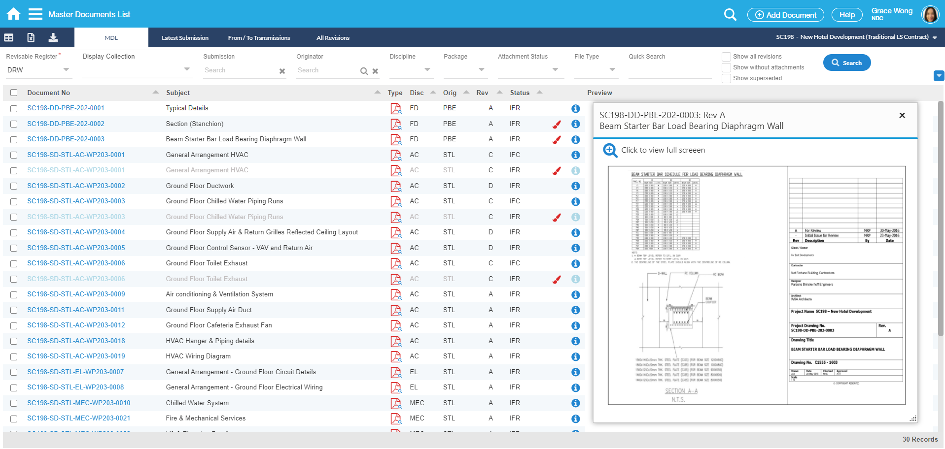 MDL - Master Documents List